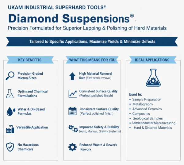 Diamond Suspensions for Polishing & Lapping | SMART CUT®
