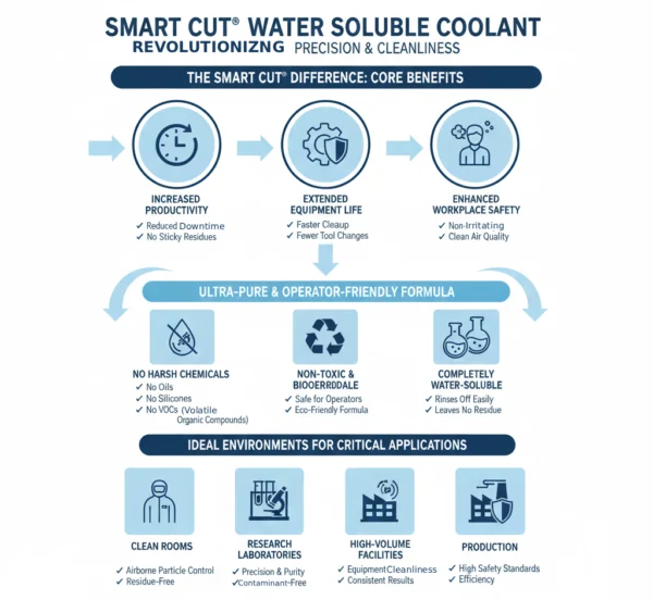 SMART CUT® Water Soluble Coolant for Cutting & Grinding