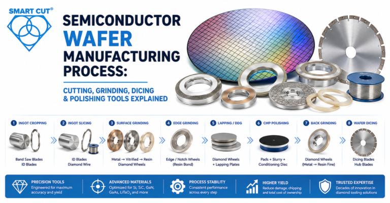 Semiconductor Wafer Manufacturing Process & Diamond Tools